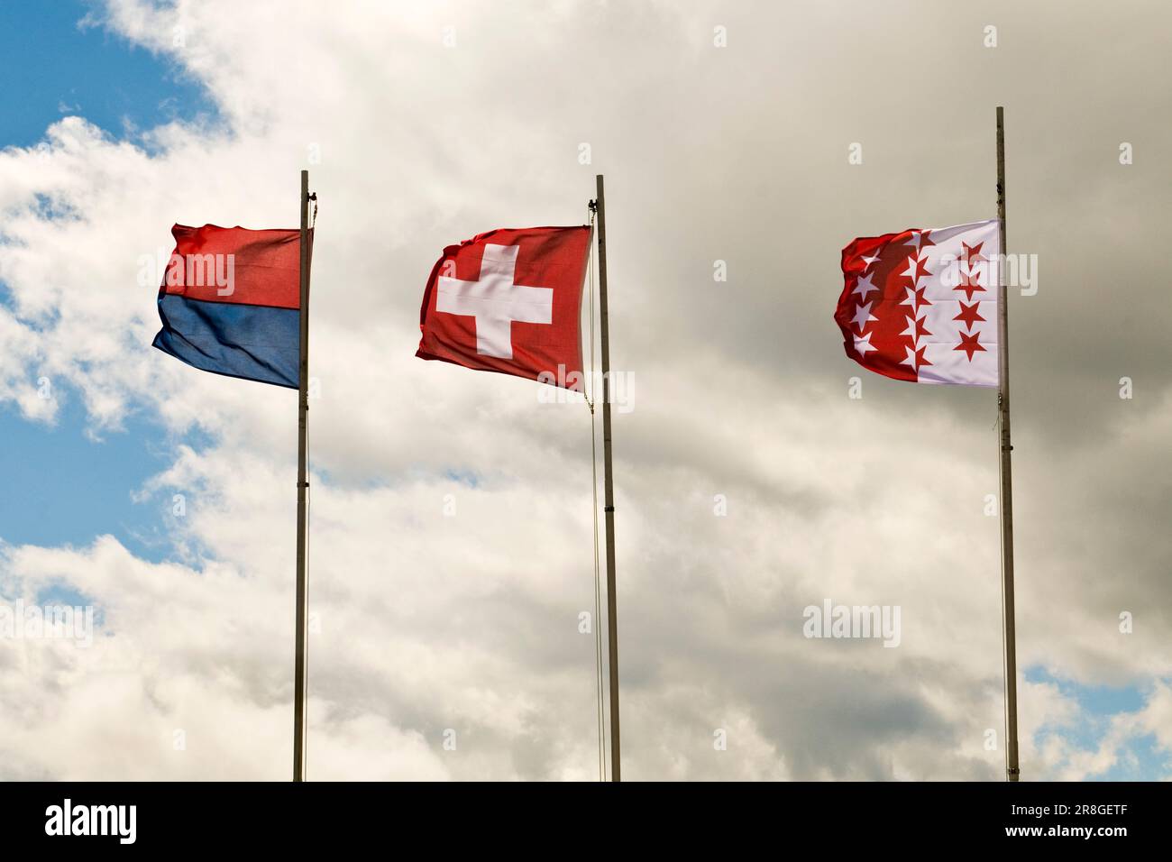 Canton flags europe hi-res stock photography and images - Alamy
