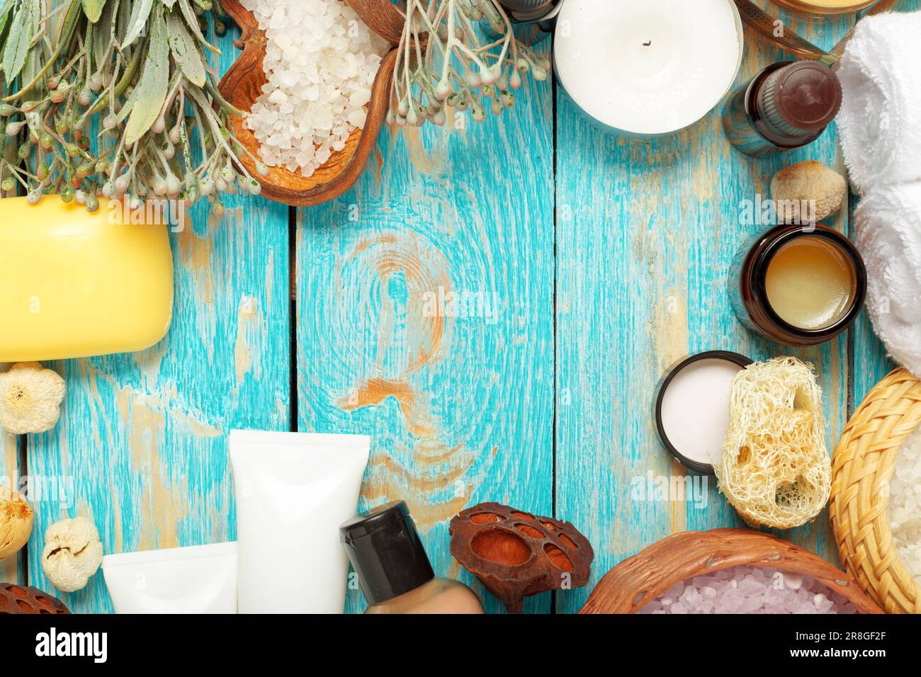Spa background with a blank space Stock Photo - Alamy