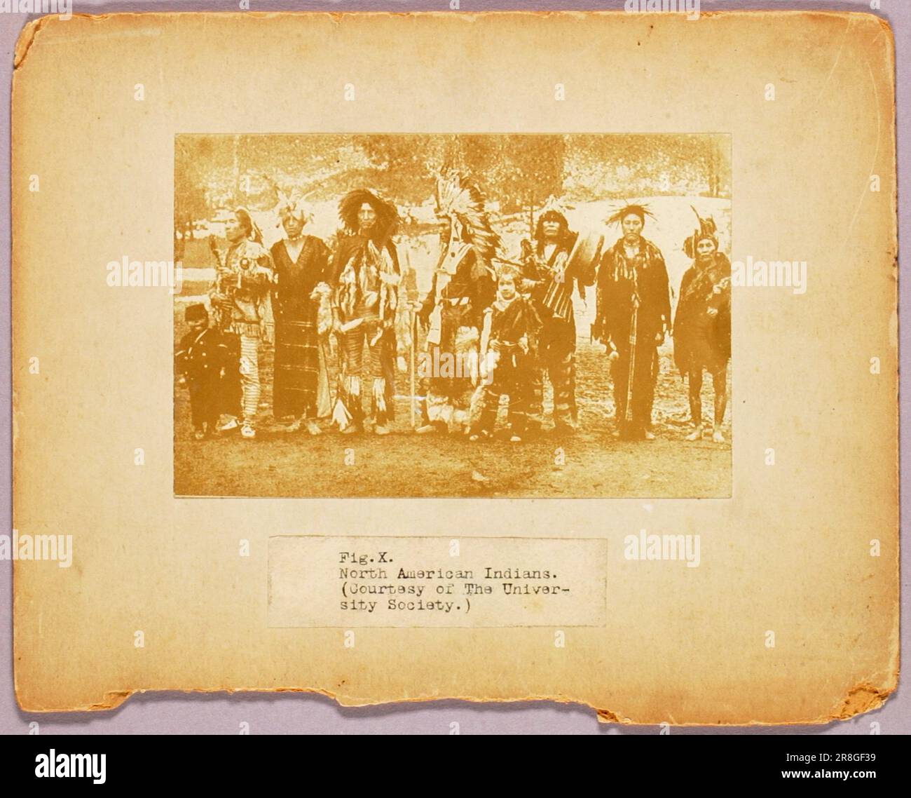 Fig. X "North American Indians...", study folder for book Concealing ...