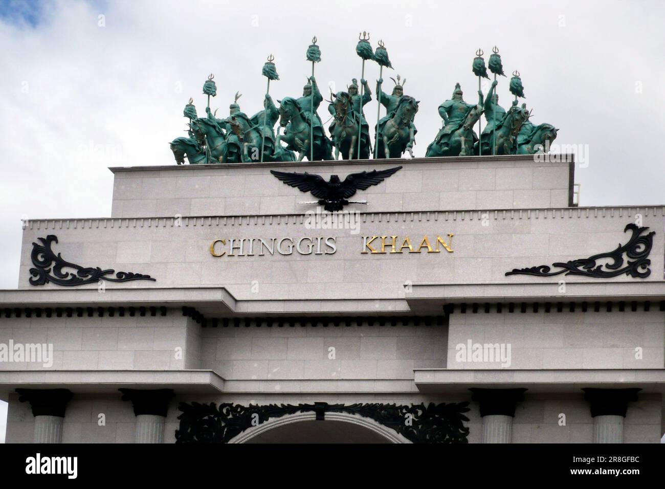 Chinggis Khaan Monument, Surrounding of Ulaan Baatar, Mongolia Stock ...