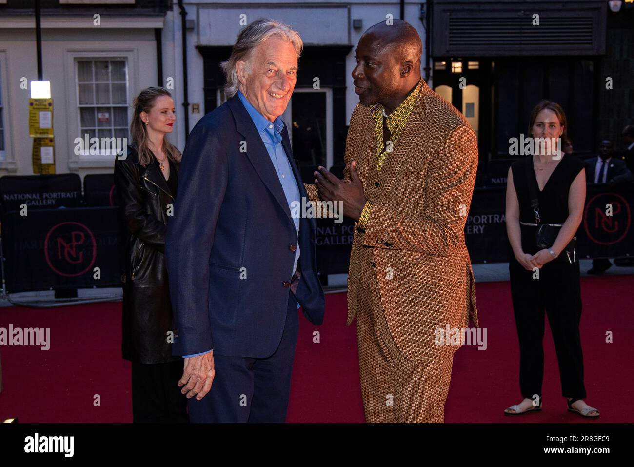 Paul Smith and Ozwald Boateng pose for photographers upon arrival at ...