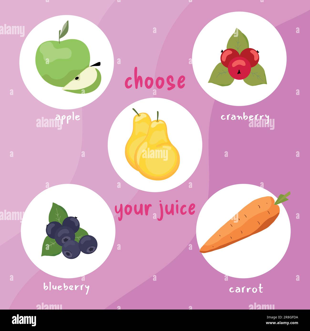 Pear bottle juice beverage Stock Vector Images - Alamy