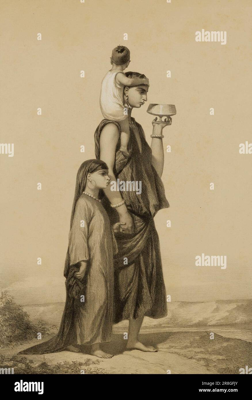 A Fellah Woman [] by Alexandre Bida, French, born Toulouse, France 1813 ...