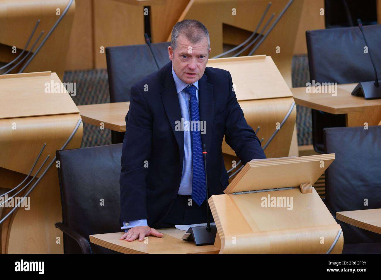 Edinburgh Scotland, UK 21 June 2023. Graham Simpson MSP at the Scottish ...