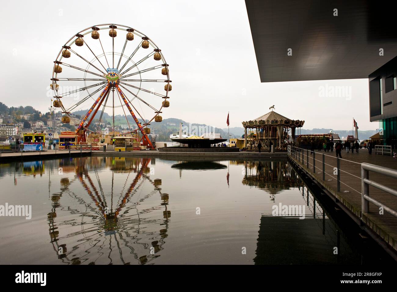 Ferris Wheel, Luna Park, Lucerne, Switzerland Stock Photo - Alamy