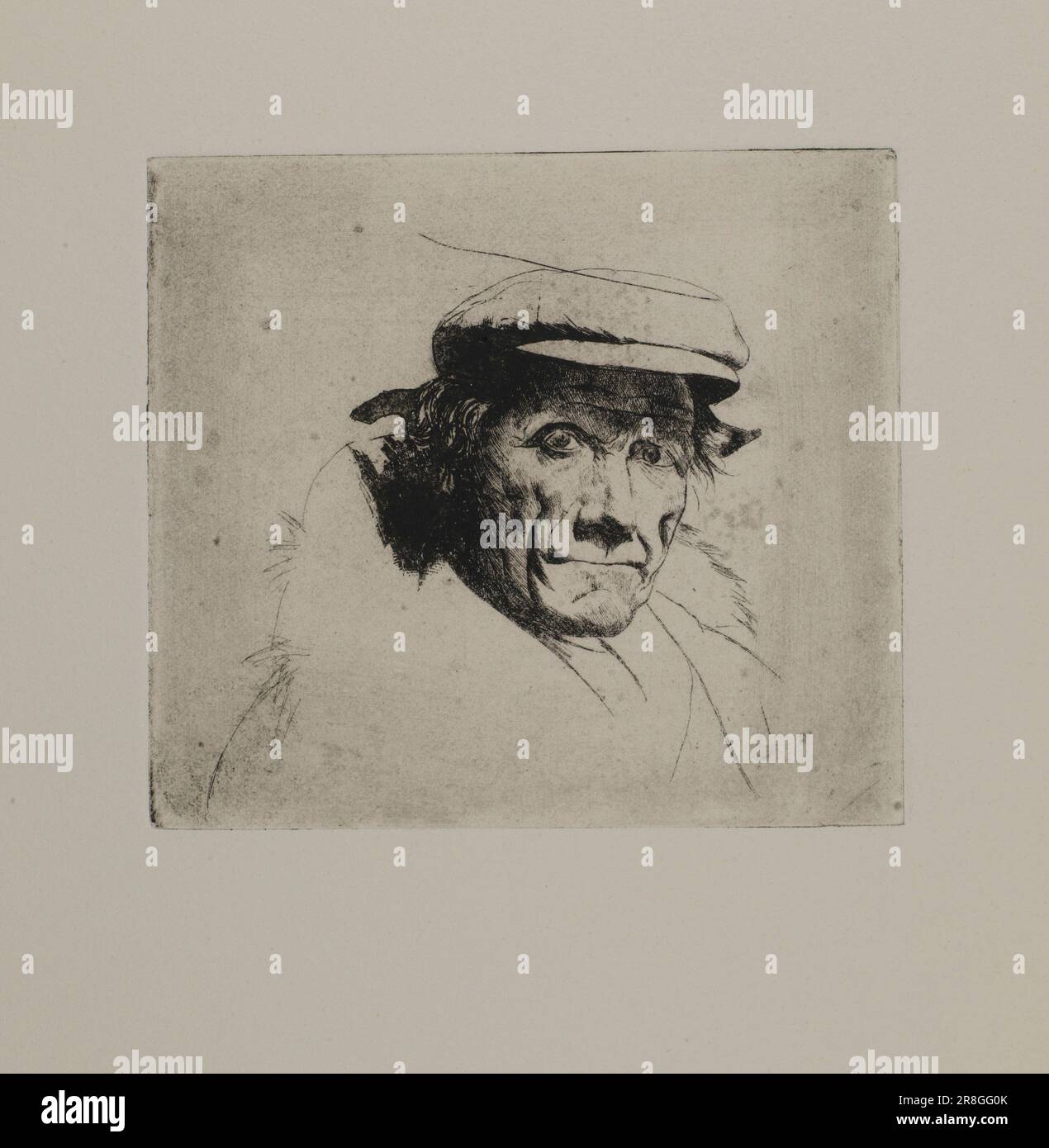 Untitled--Man with Cap and Fur Collar ca. 1910, printed late 1950s by ...