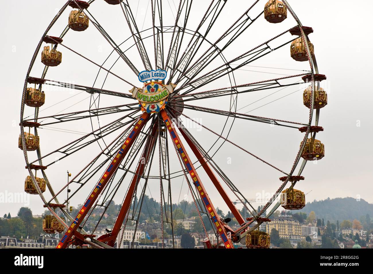 Ferris Wheel, Luna Park, Lucerne, Switzerland Stock Photo - Alamy