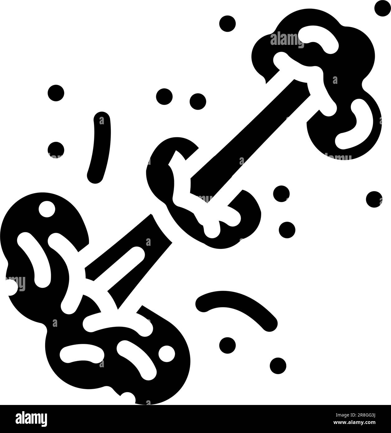 puff smell glyph icon vector illustration Stock Vector Image & Art - Alamy