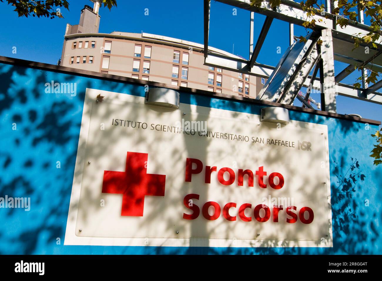 First Aid, San Raffaele Hospital, Milan, Italy Stock Photo - Alamy