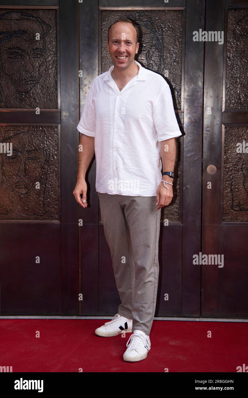 Matt Hancock poses for photographers upon arrival at the National ...