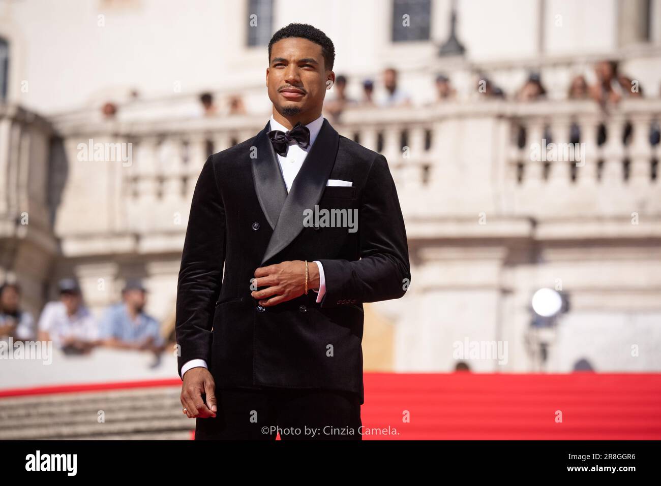 Rome, Italy. 19th June, 2023. reg Tarzan Davis (in a Cucinelli dress ...