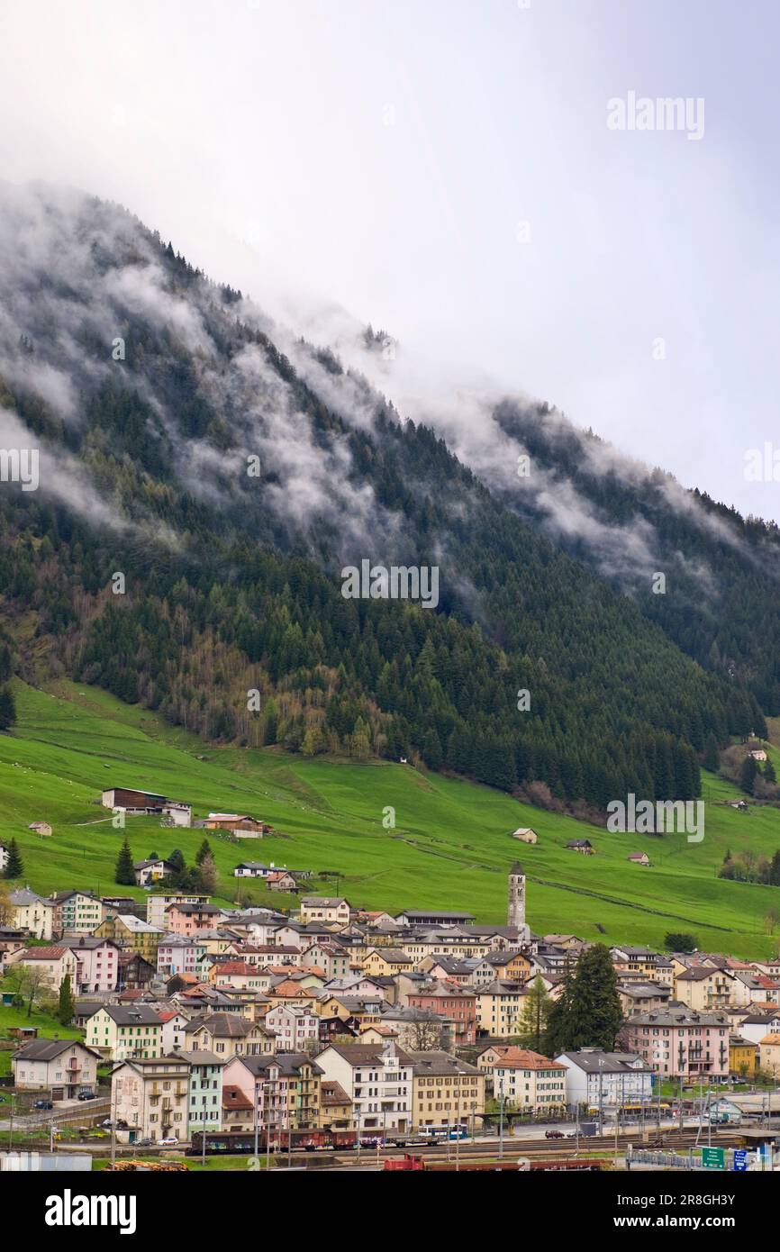 Airolo village hi-res stock photography and images - Alamy