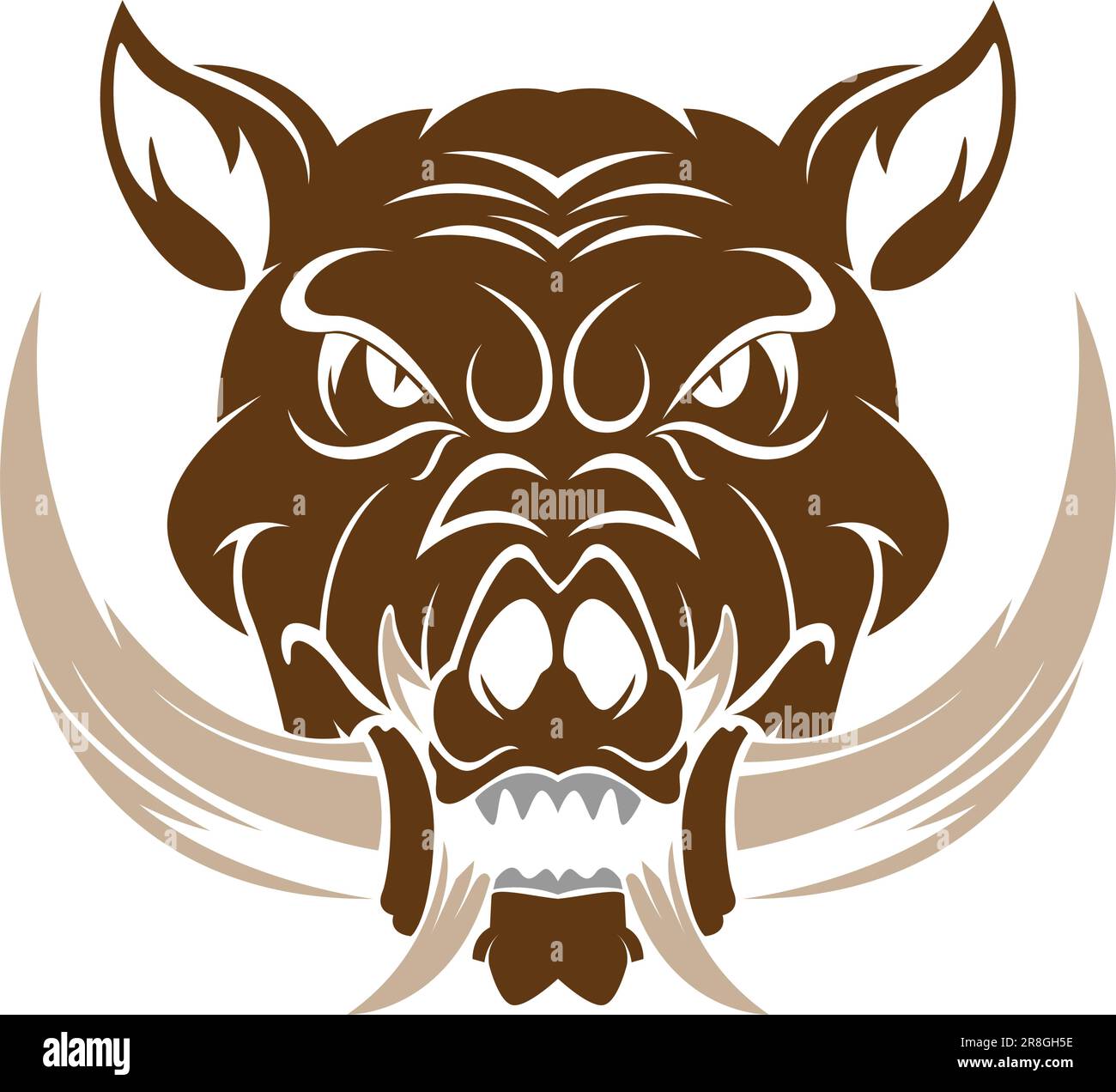 Warthog icon logo design illustration Stock Vector Image & Art - Alamy
