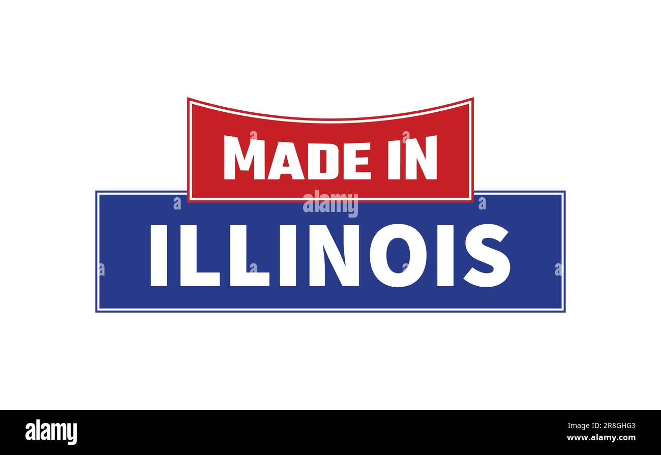 Made In Illinois Seal Vector Stock Vector Image & Art - Alamy