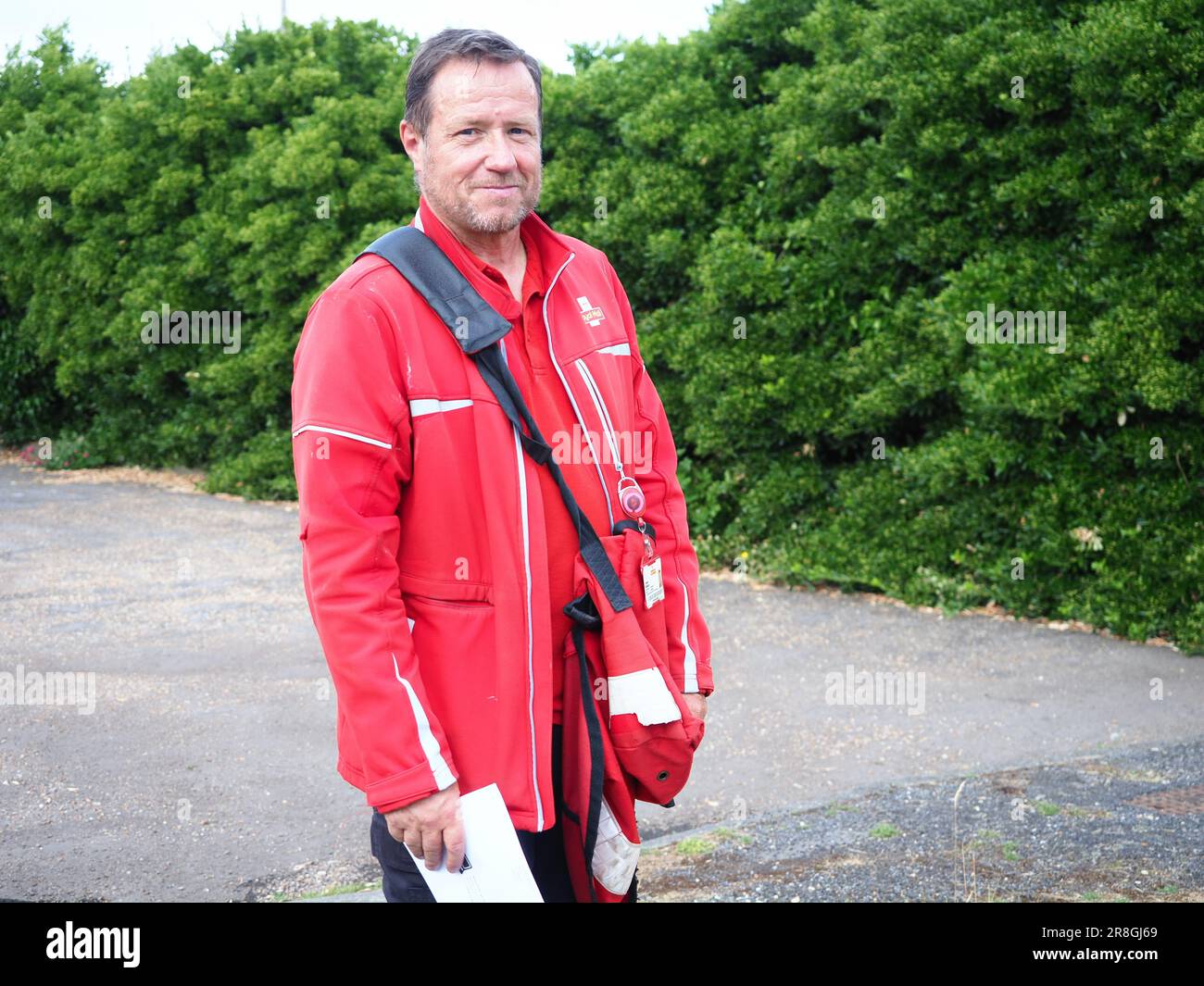 Sheerness, Kent, UK. 21st June, 2023. Postman Graham Benham was back on ...