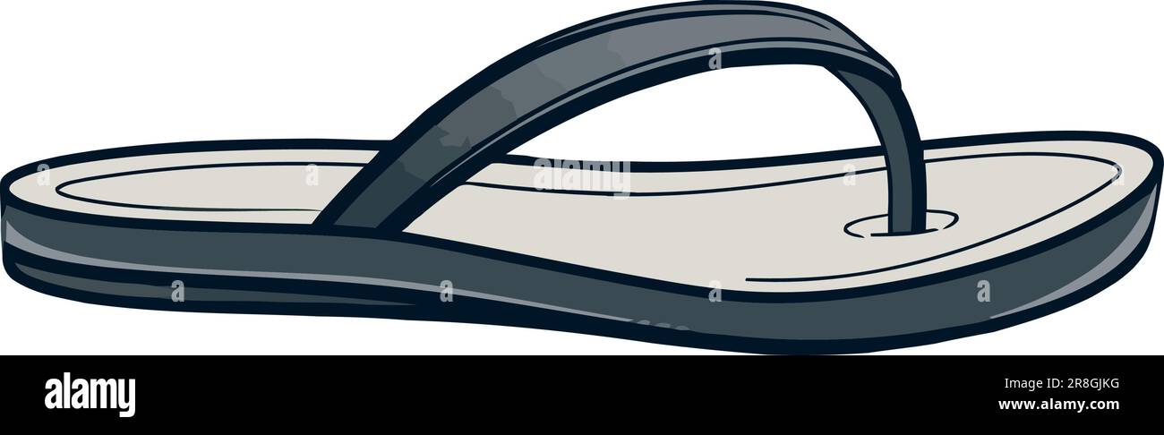 Slipper sandal icon in Stock Vector Images - Alamy