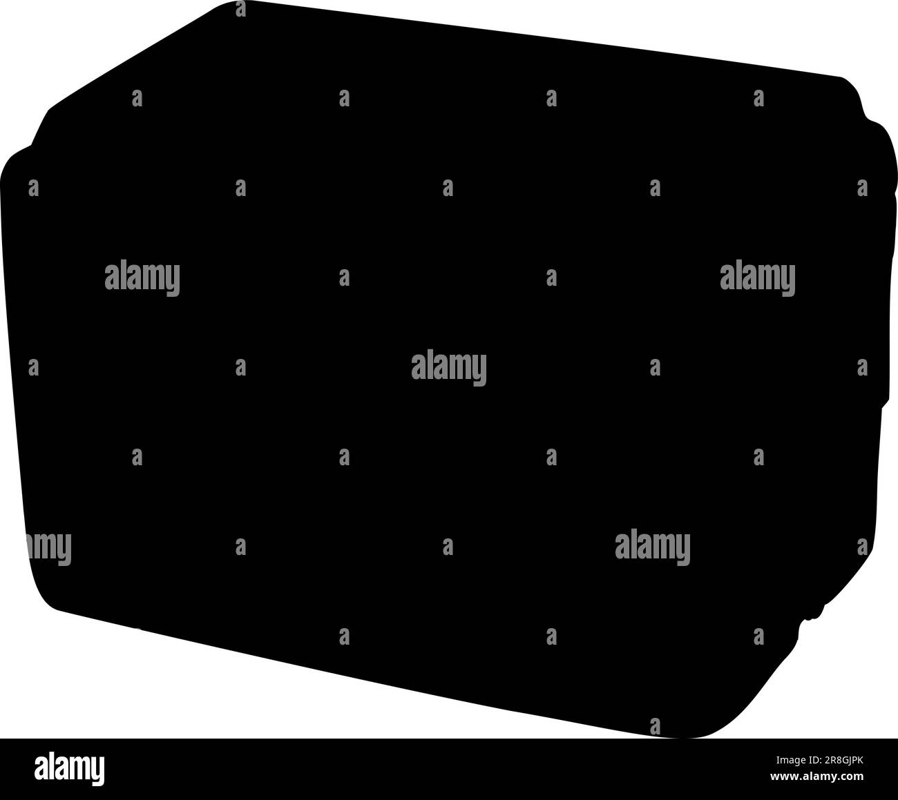 Vector shape of portable refrigerator for drinks. Vector illustration ...