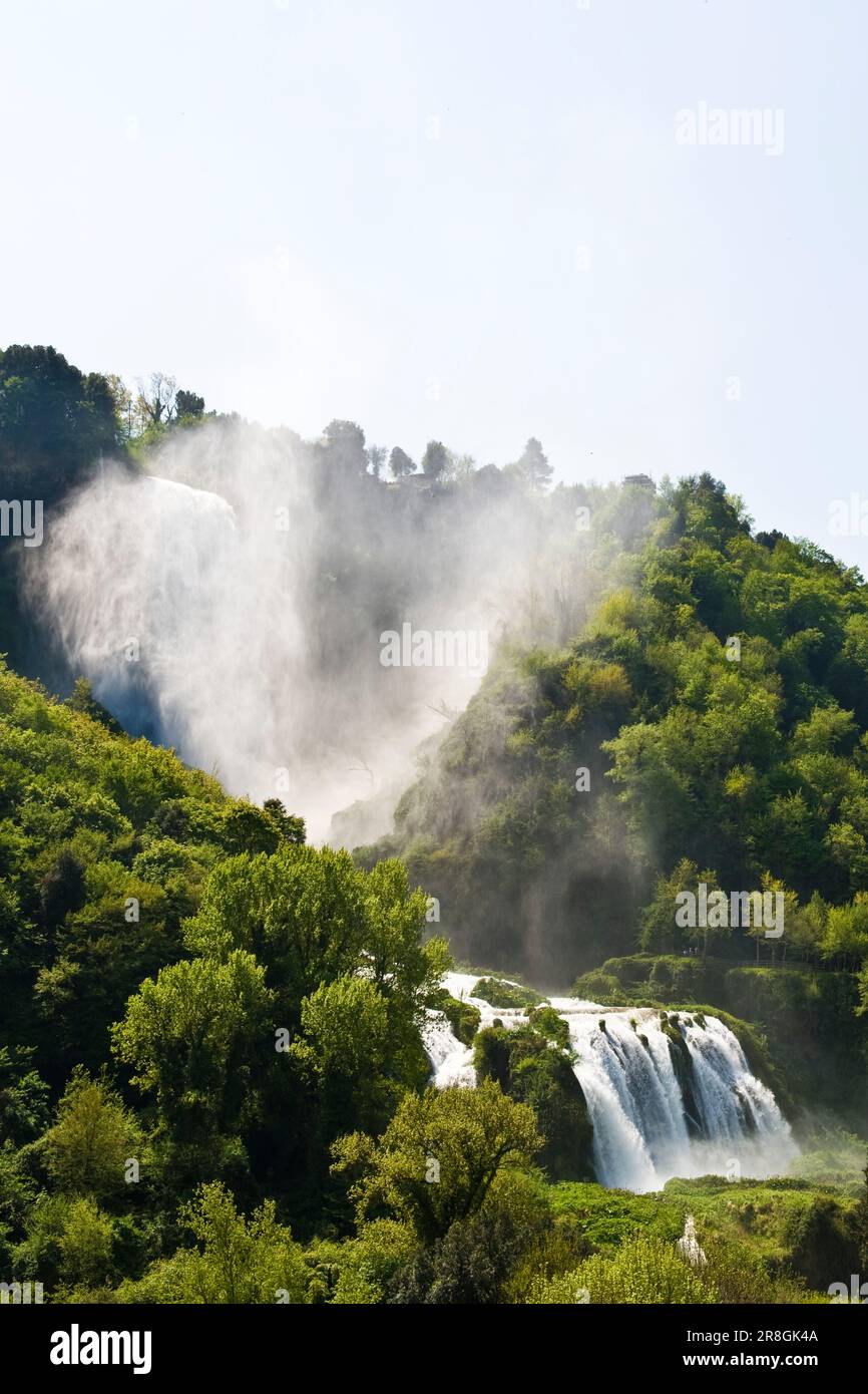 Cascata Delle Marmore, Marmore's Falls, Valnerina, Umbria, Italy Stock ...