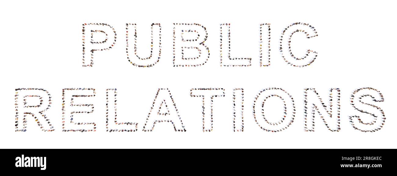 Concept or conceptual large community of people forming the PUBLIC ...
