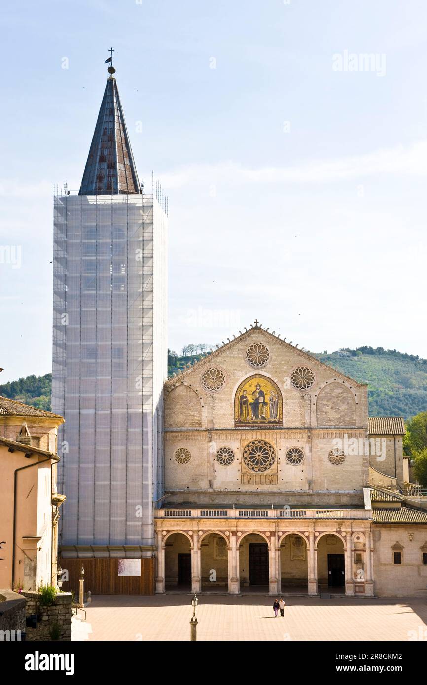 Duomo, Cathedral, Spoleto, Umbria Stock Photo - Alamy