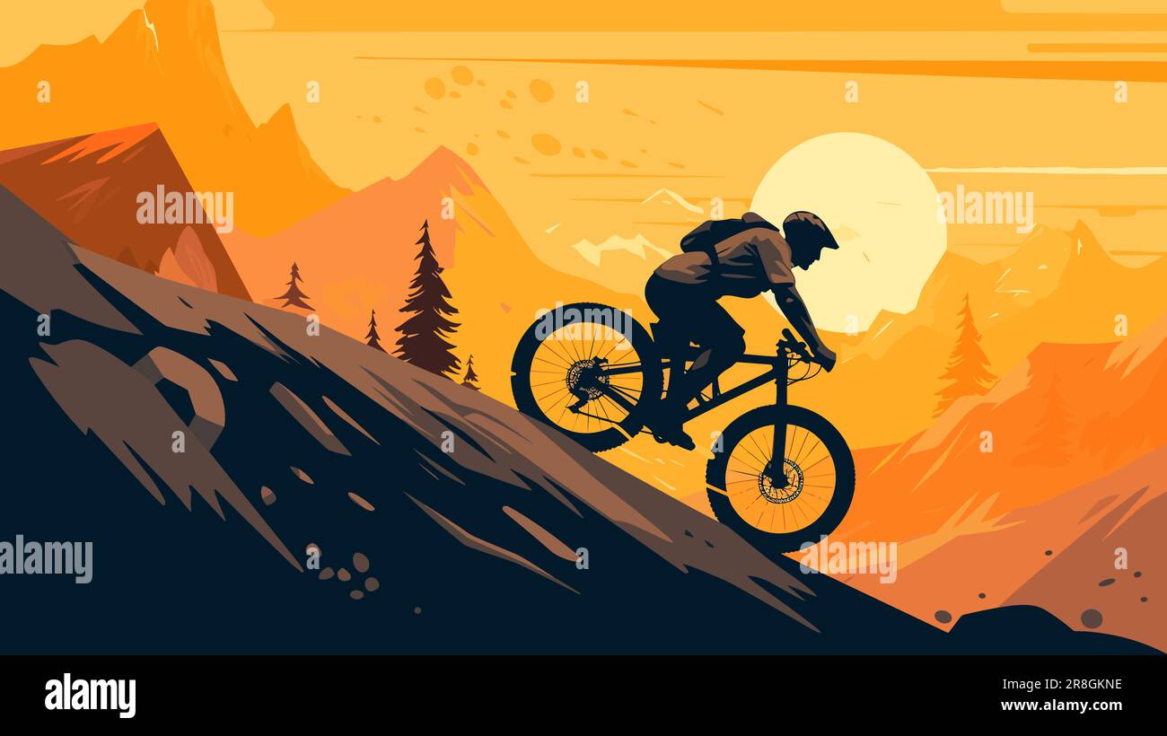 Black downhills hi-res stock photography and images - Alamy