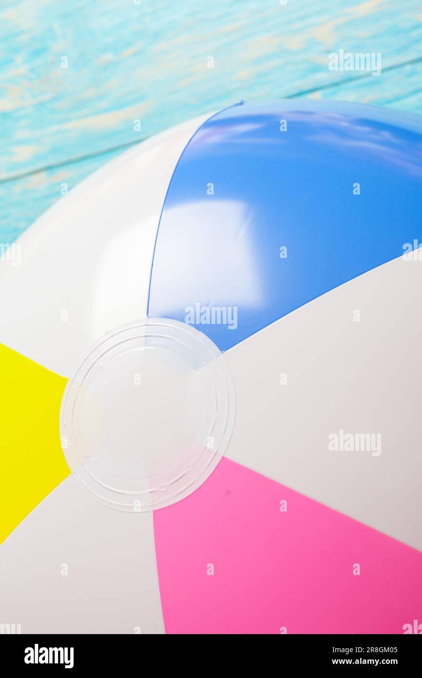 Colorful beach ball Stock Photo - Alamy
