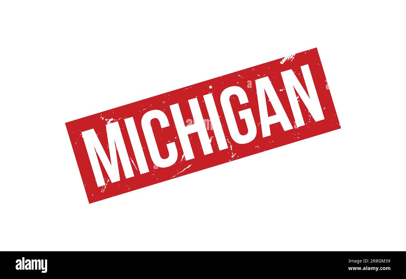 Michigan Rubber Stamp Seal Vector Stock Vector Image & Art - Alamy