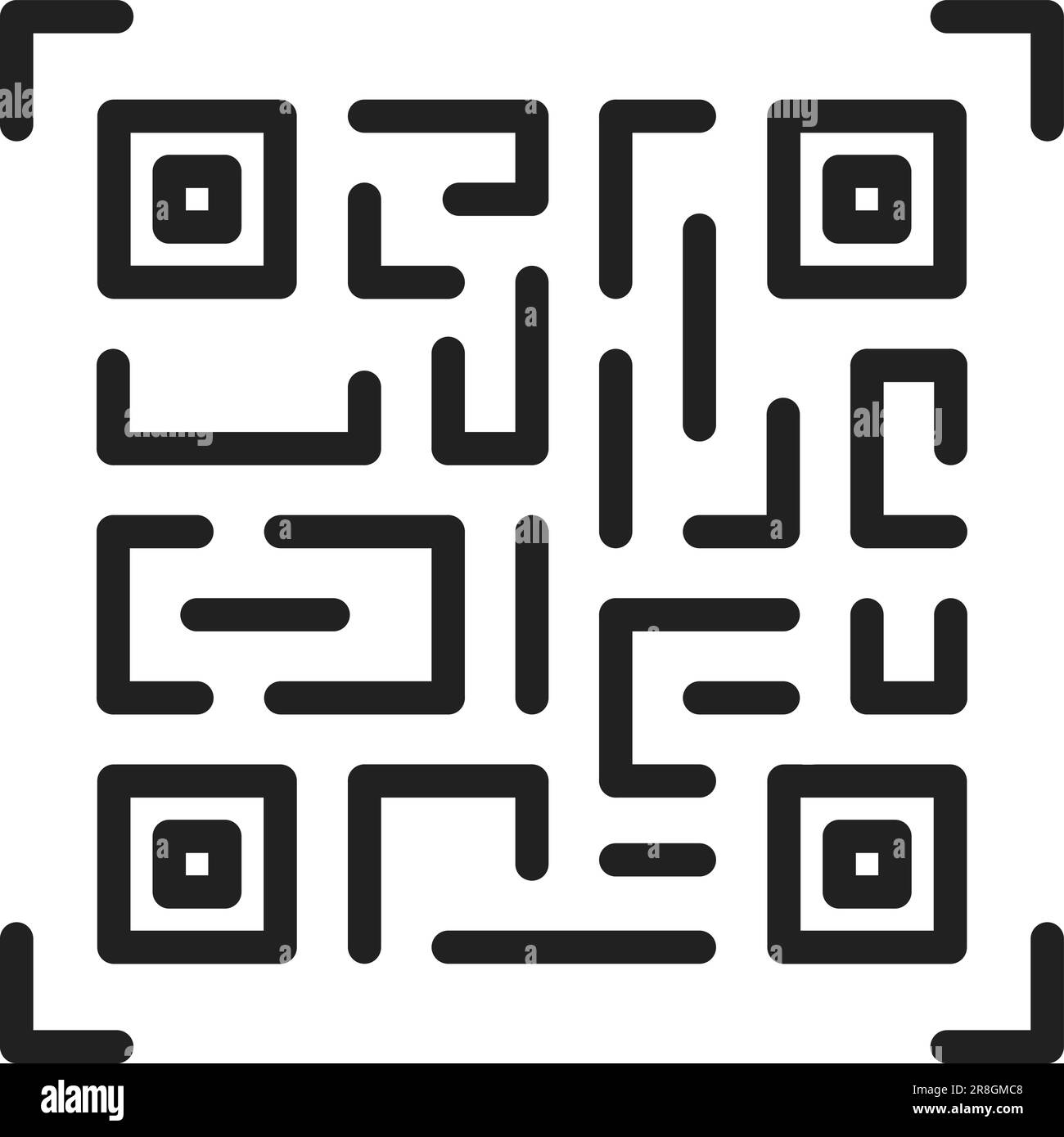 Qr Code Icon Image Stock Vector Image & Art - Alamy