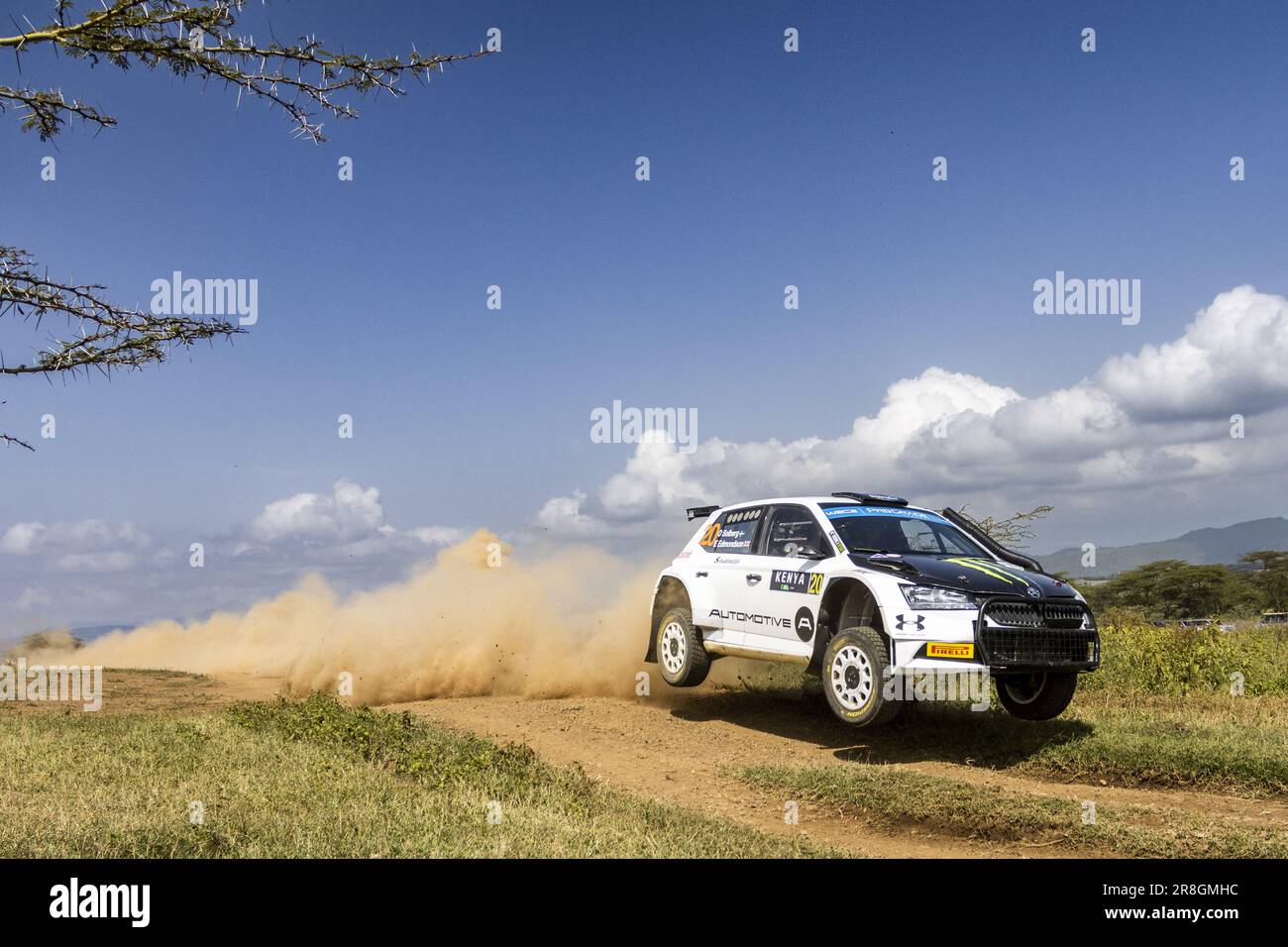 20 Oliver SOLBERG (SWE), Elliott EDMONDSON (GBR), SKODA FABIA Evo, RC2, Rally2, action during ...