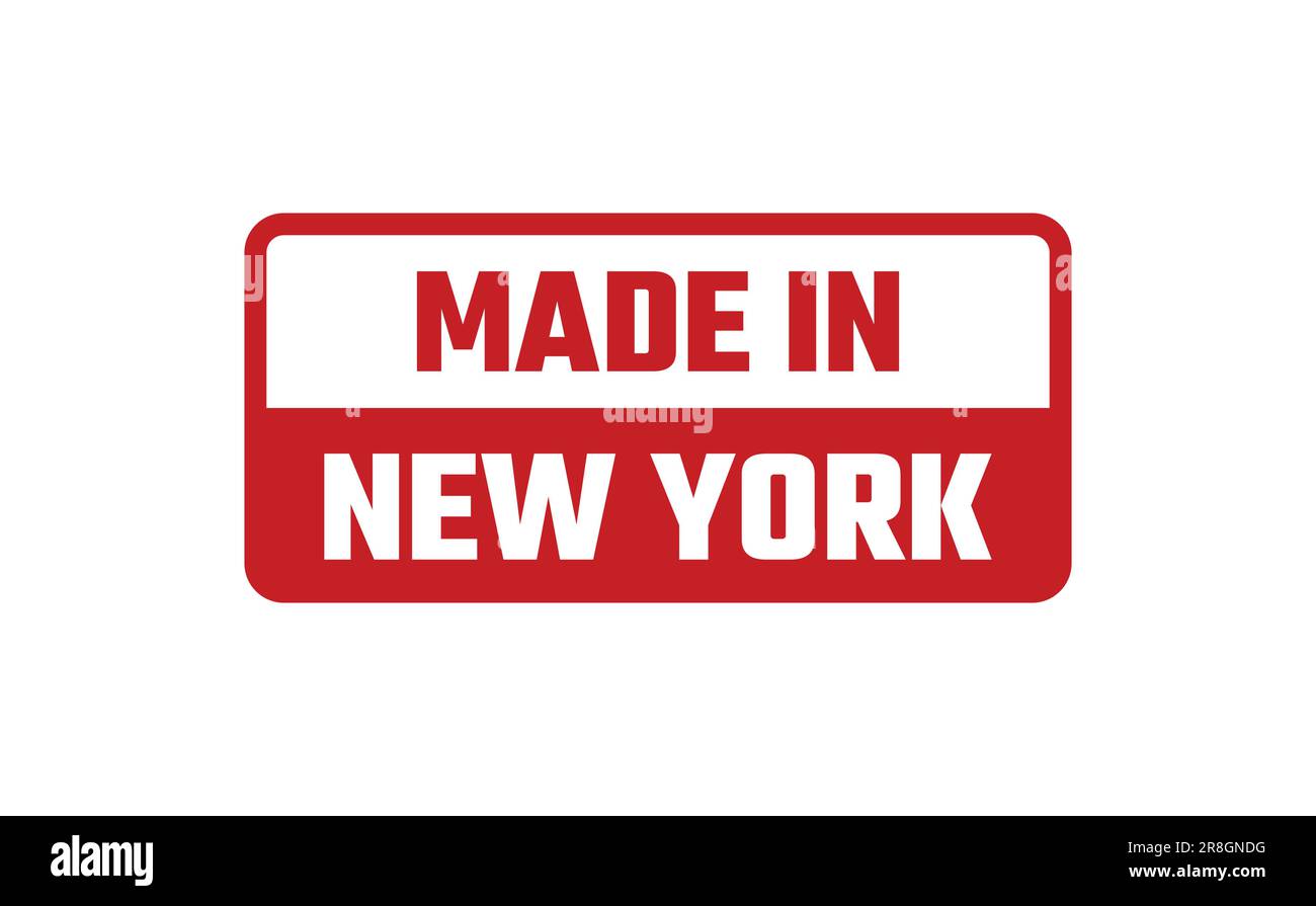 Made in new york stamp hi-res stock photography and images - Alamy