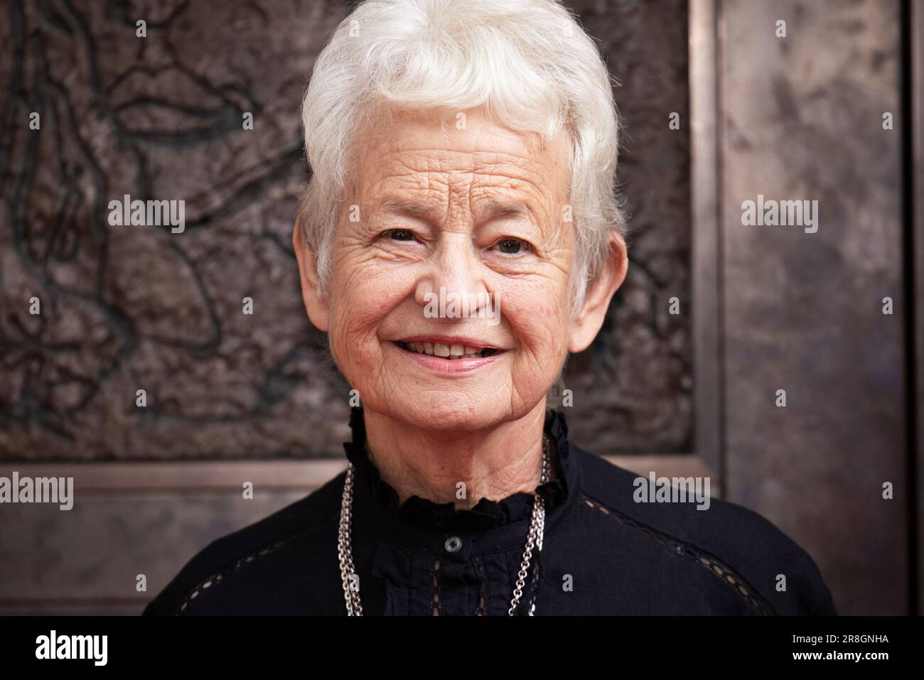 Jacqueline Wilson poses for photographers upon arrival at the National ...