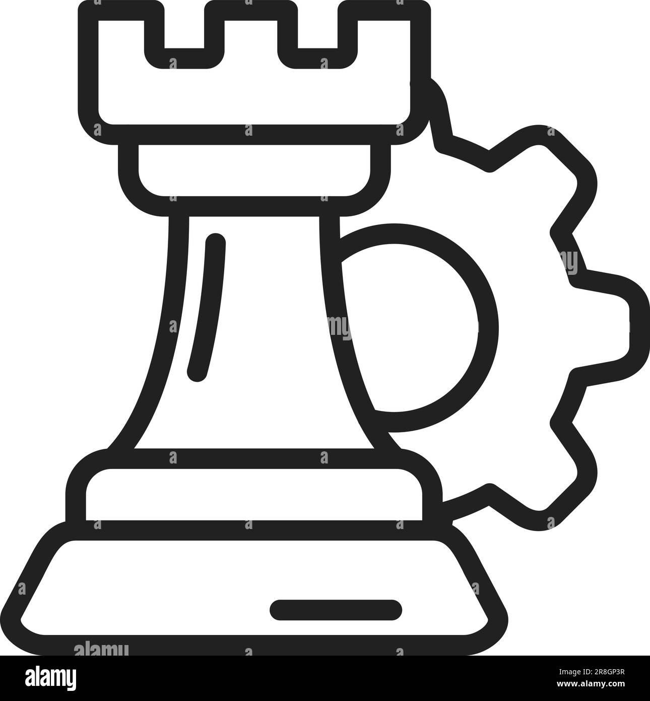 Strategy Icon Image Stock Vector Image & Art - Alamy