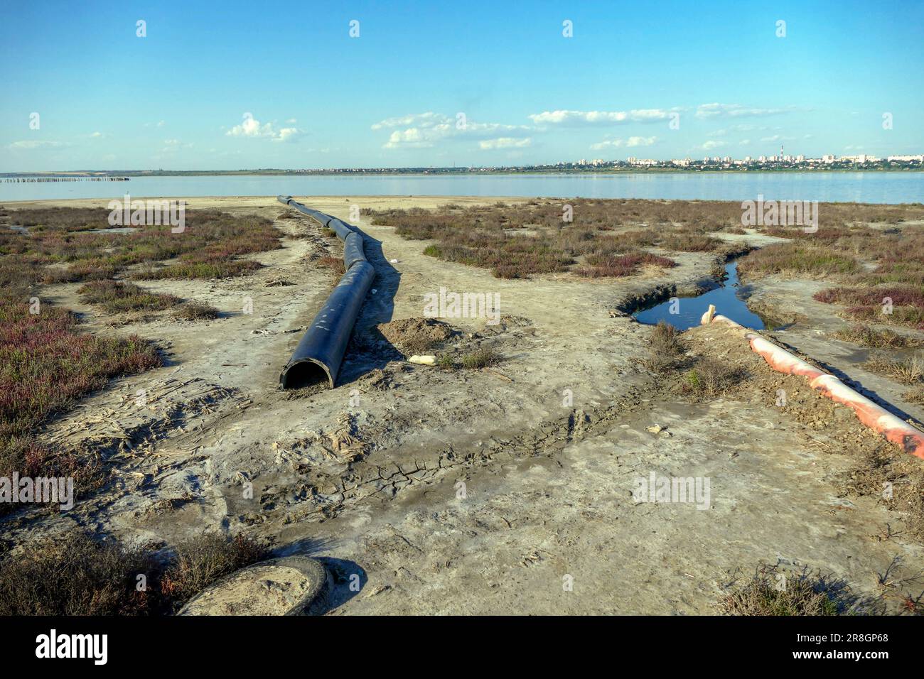 ODESA REGION, UKRAINE - JUNE 17, 2023 - Pipes are pictured at Kuialnyk ...