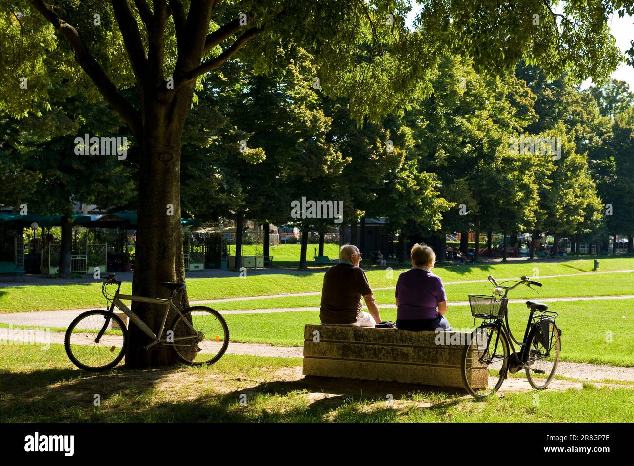 The Park of Te Palace, Mantua, Italy Stock Photo - Alamy