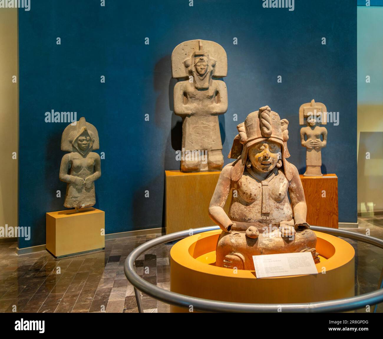 Fertility sculpture of woman, Gulf Coast exhibition room, National ...