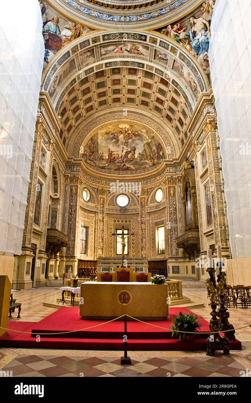 Sant'andrea Apostle Church, Mantua, Italy Stock Photo - Alamy