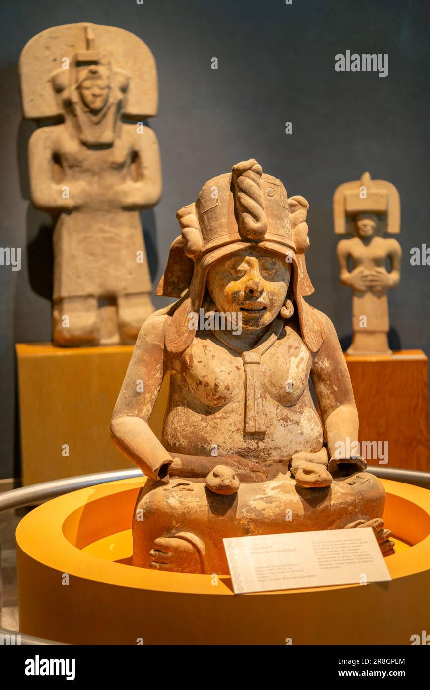 Fertility sculpture of woman, Gulf Coast exhibition room, National ...