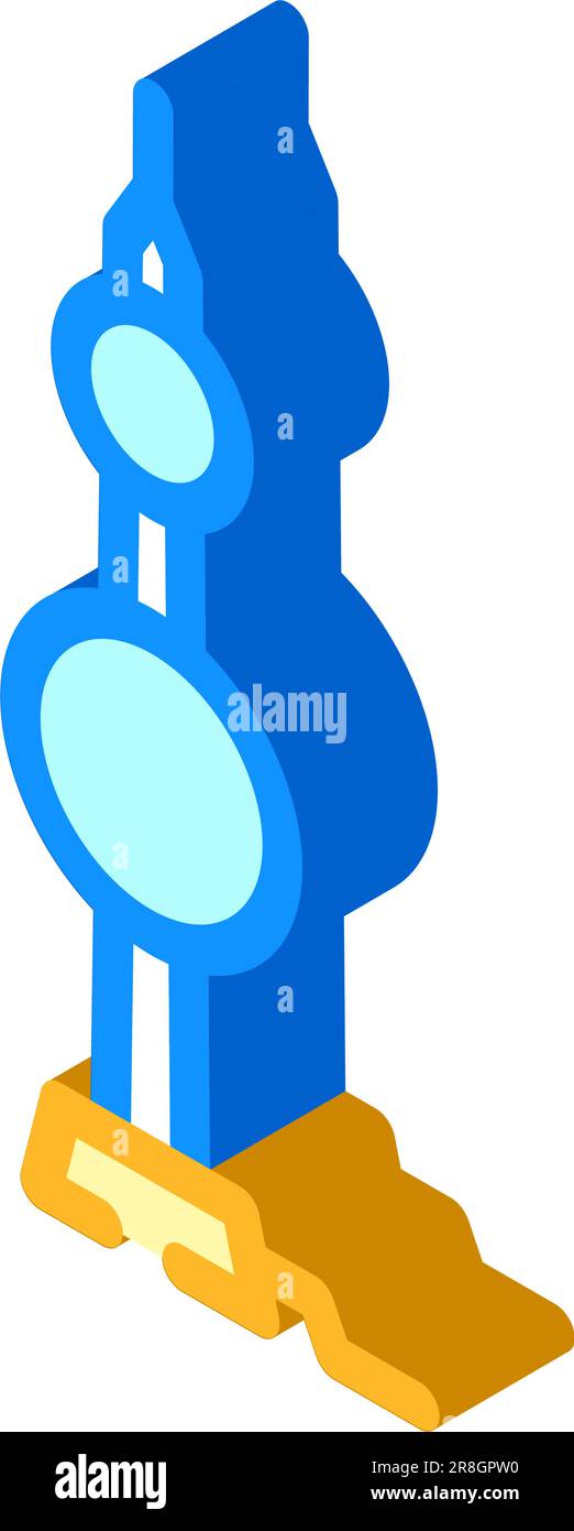 lightning rod electrical engineer isometric icon vector illustration ...