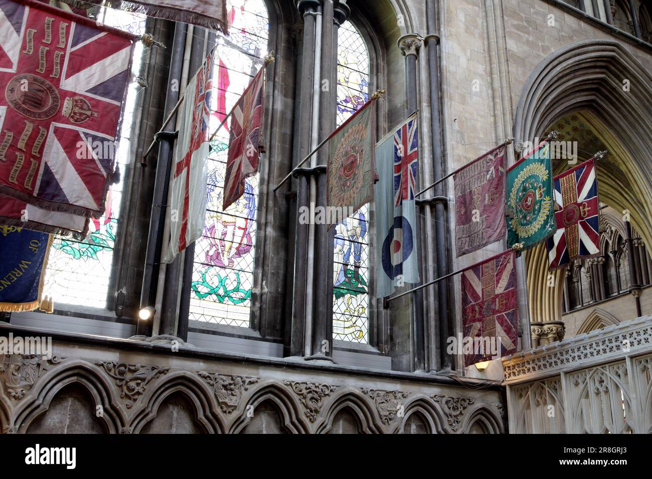 Worcestershire Regimental Flags, seen here and set within Worcester ...