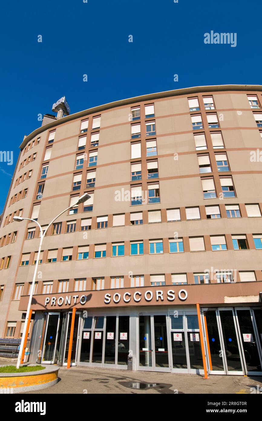 First Aid, San Raffaele Hospital, Milan, Italy Stock Photo - Alamy