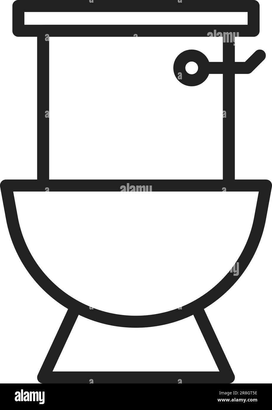 Toilet Icon Image Stock Vector Image & Art - Alamy