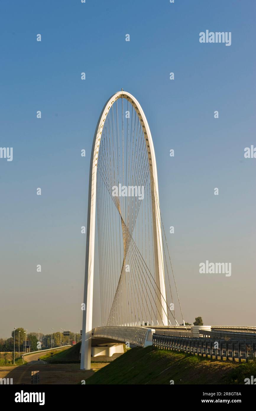 Calatrava bridge reggio emilia bridge hi-res stock photography and ...