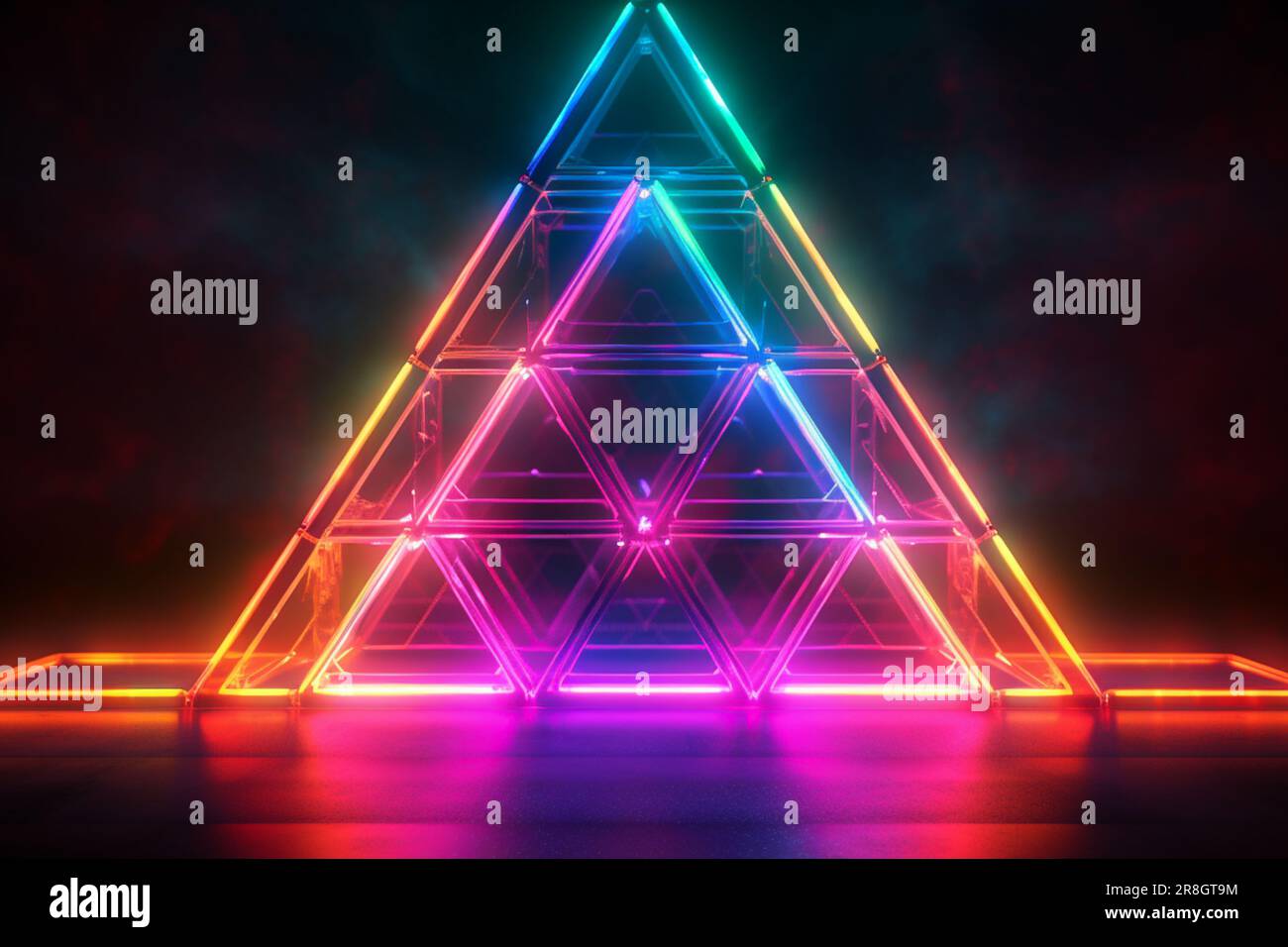 3D rendering abstract colorful background banner or wallpaper, graphic ...