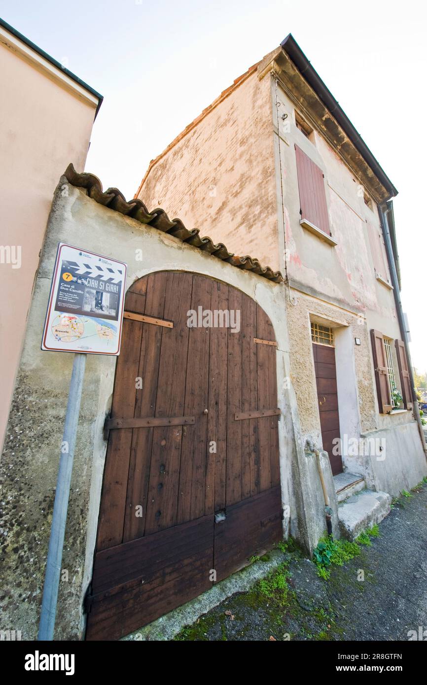Don Camillo House, Brescello (re Stock Photo - Alamy