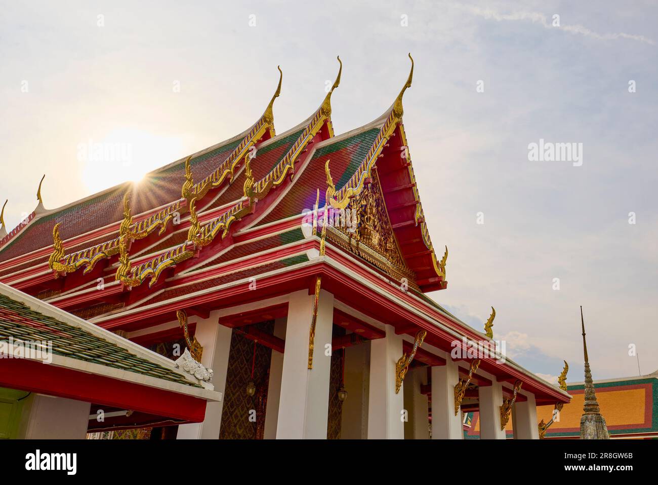 Bangkok Thailand May 23, 2023.Wat Arun Ratchawararam, is one of the most famous Buddhist temples ...