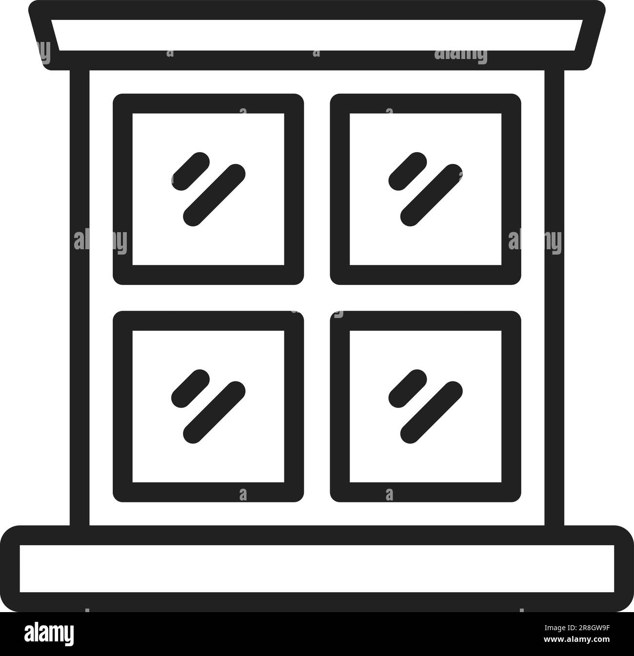Window Icon Image Stock Vector Image & Art - Alamy