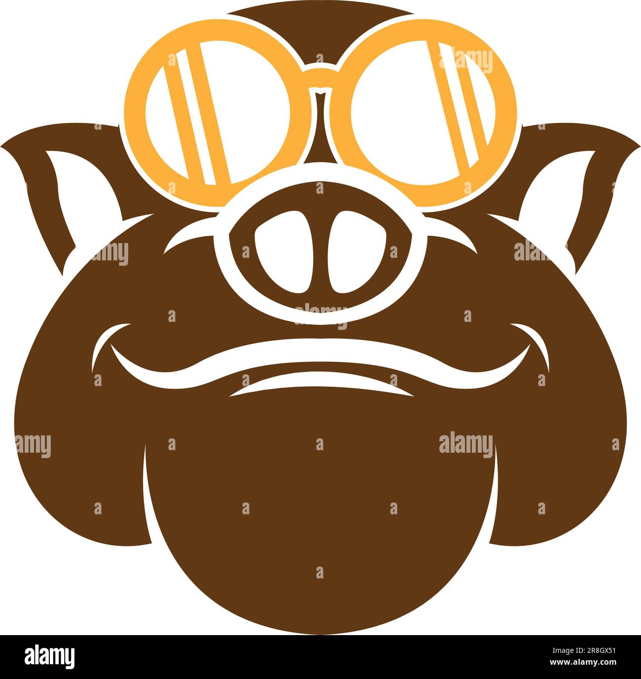 Warthog icon logo design illustration Stock Vector Image & Art - Alamy