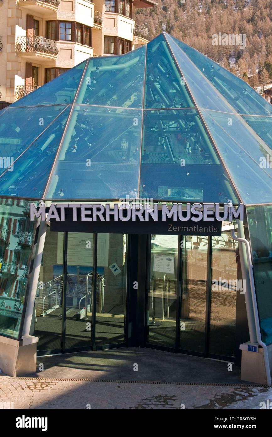 Matterhorn Museum, Zermatt, Switzerland Stock Photo - Alamy