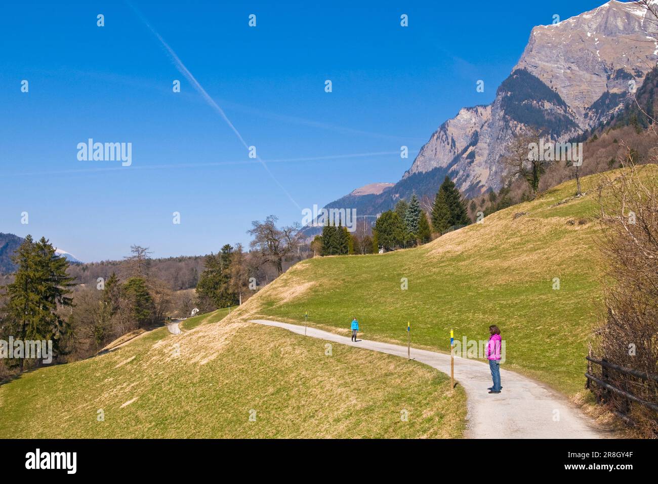Heidi Village, Maienfeld, Switzerland Stock Photo - Alamy