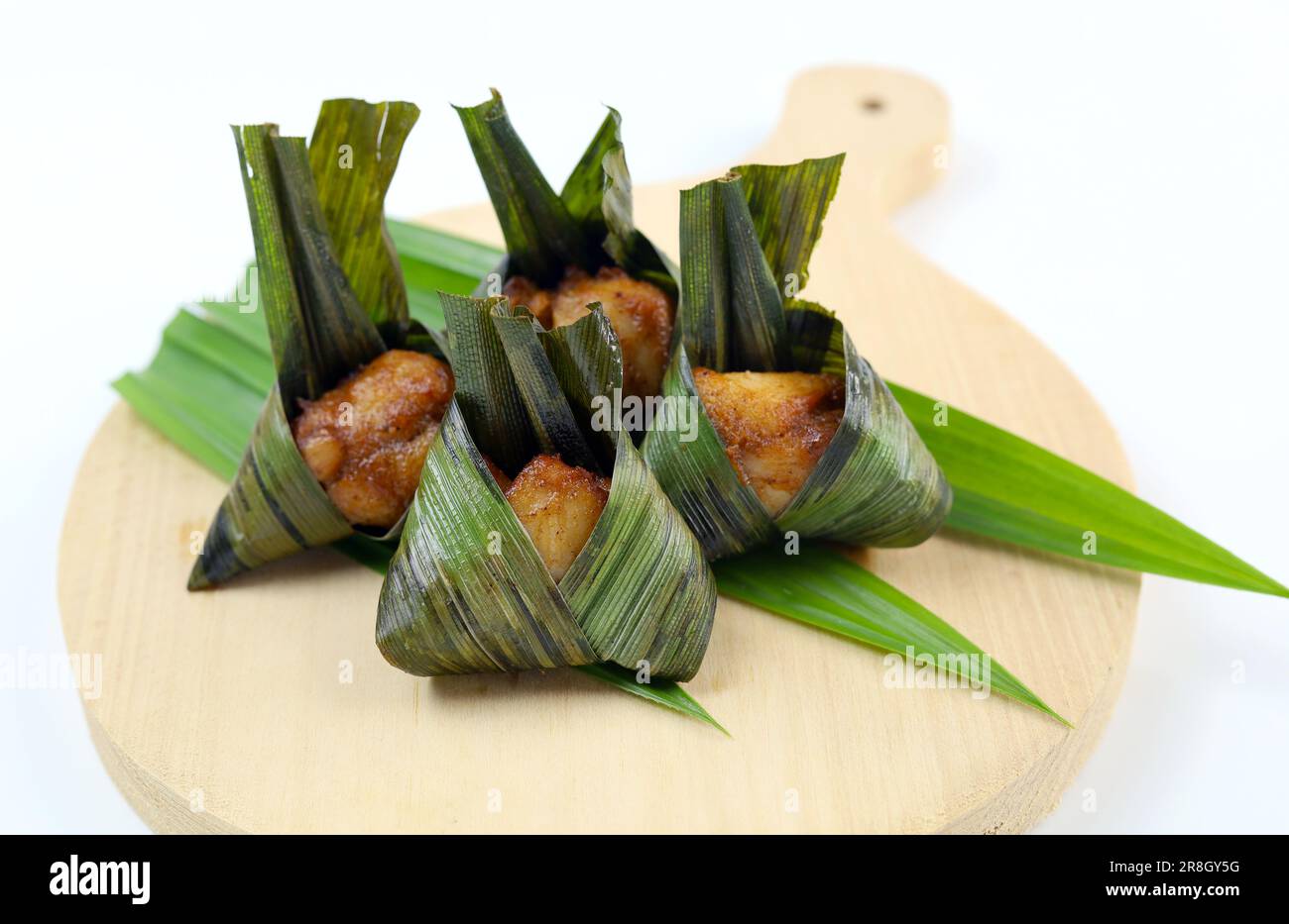 Ayam Goreng Daun Pandan, Thai pandan chicken is fried chicken wrapped ...